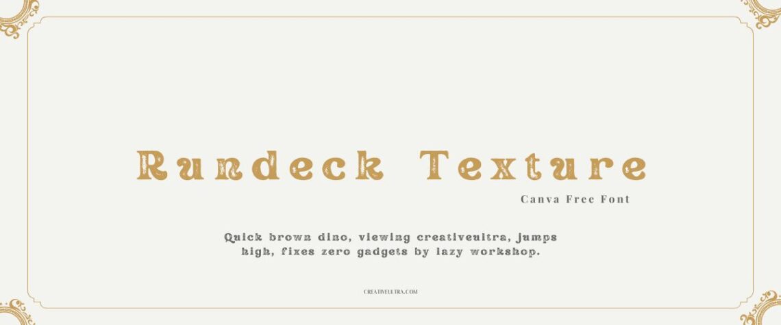 Best Rugged Fonts in Canva - Creativetacos