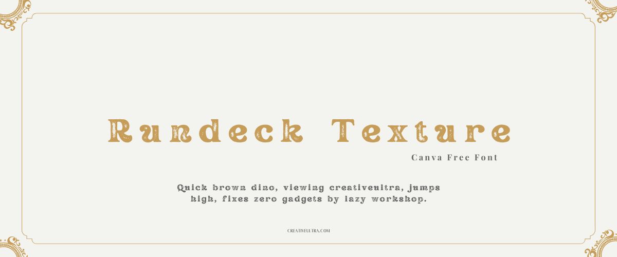 Best Rugged Fonts in Canva - Creativetacos