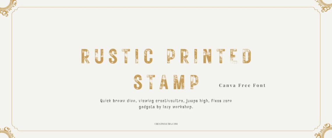 Best Rugged Fonts in Canva - Creativetacos