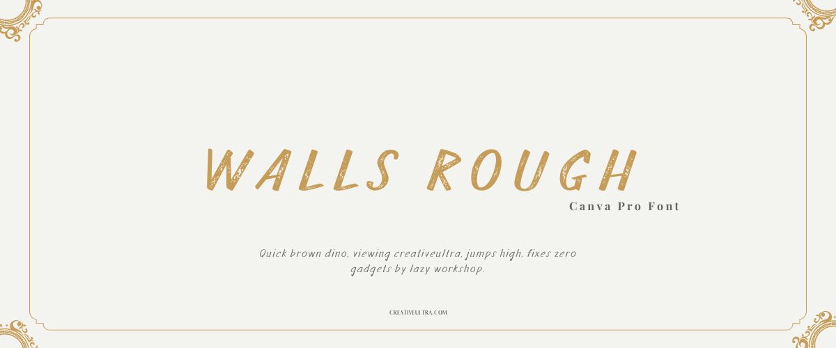 Best Rugged Fonts in Canva - Creativetacos
