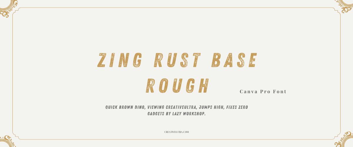 Best Rugged Fonts in Canva - Creativetacos