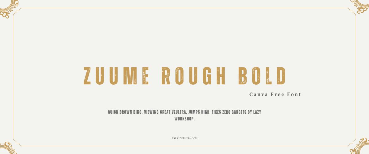 Best Rugged Fonts in Canva - Creativetacos